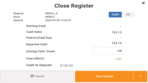 Point of Sale Register | Cloud POS Register and Barcode Scanner App