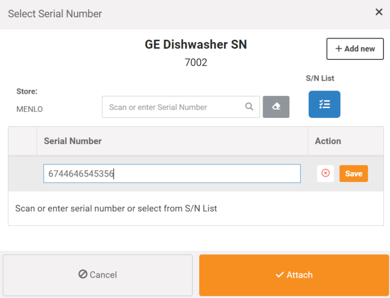 Serial Numbers | MicroBiz Cloud POS Features - Microbiz Cloud POS