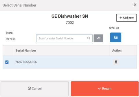 Serial Numbers | MicroBiz Cloud POS Features - Microbiz Cloud POS