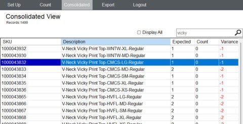 Physical Inventory Count Scan App - Microbiz Cloud POS